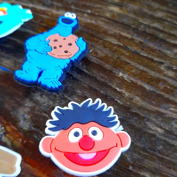 Jibbitz | Accessories | Lot Of 5 Sesame Street Jibbitz Nwot | Poshmark